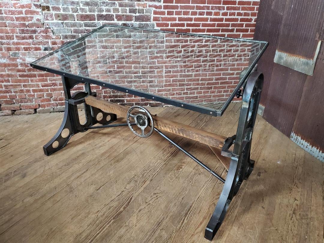 Drafting Table - Adjustable Drawing Table | Heirloom Custom Furniture